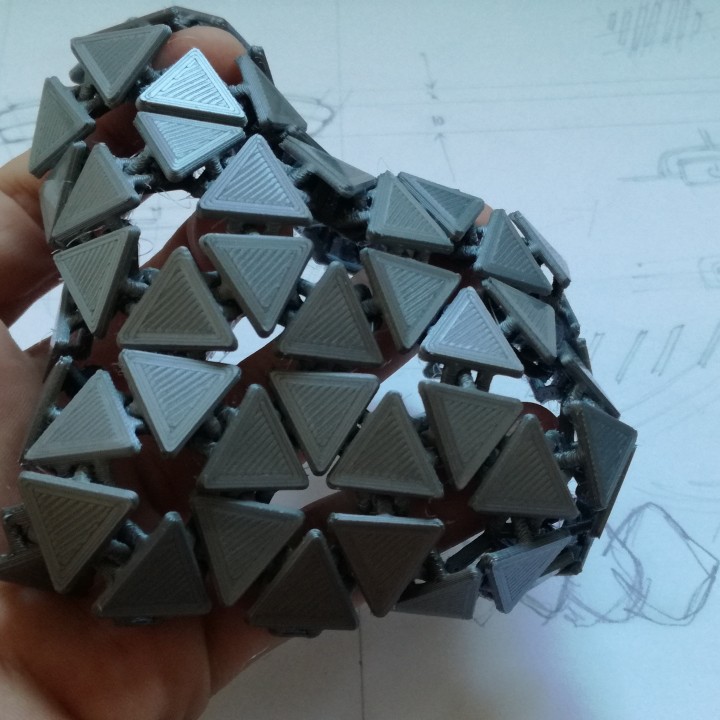 3D Print of Triangle Mesh Fabric by rogzam