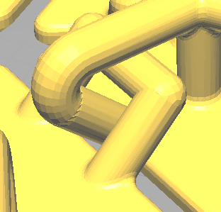 3D Printable Triangle Mesh Fabric by Devin Enrique Büchele de Montes