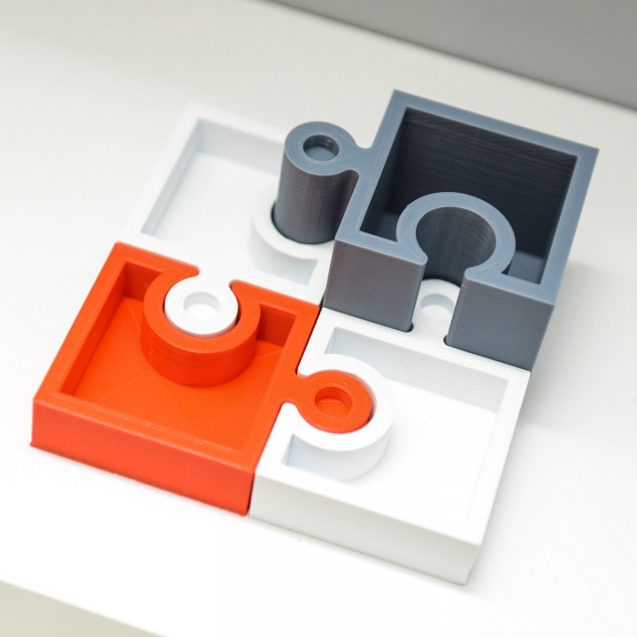 3D Printable Jigsaw boxes by Clockspring