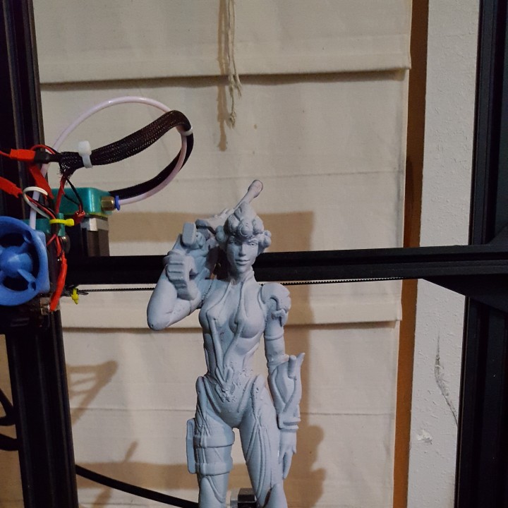 3D Print of Overwatch - Widowmaker - 75mm Scale Model by Erebus_Zero