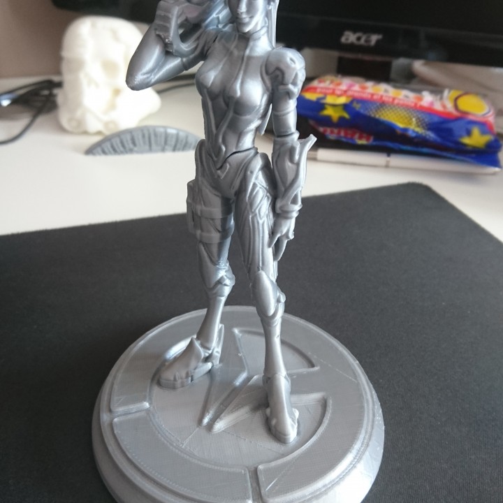 3D Print of Overwatch - Widowmaker - 75mm Scale Model by SKKiLL