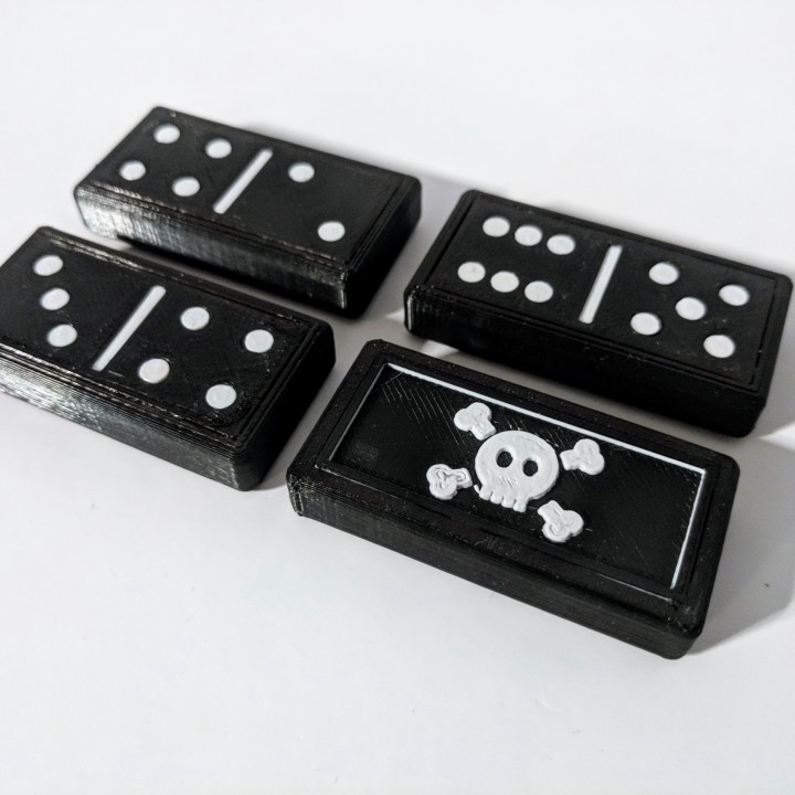 3D Printable Custom Pro Domino Set by Clockspring