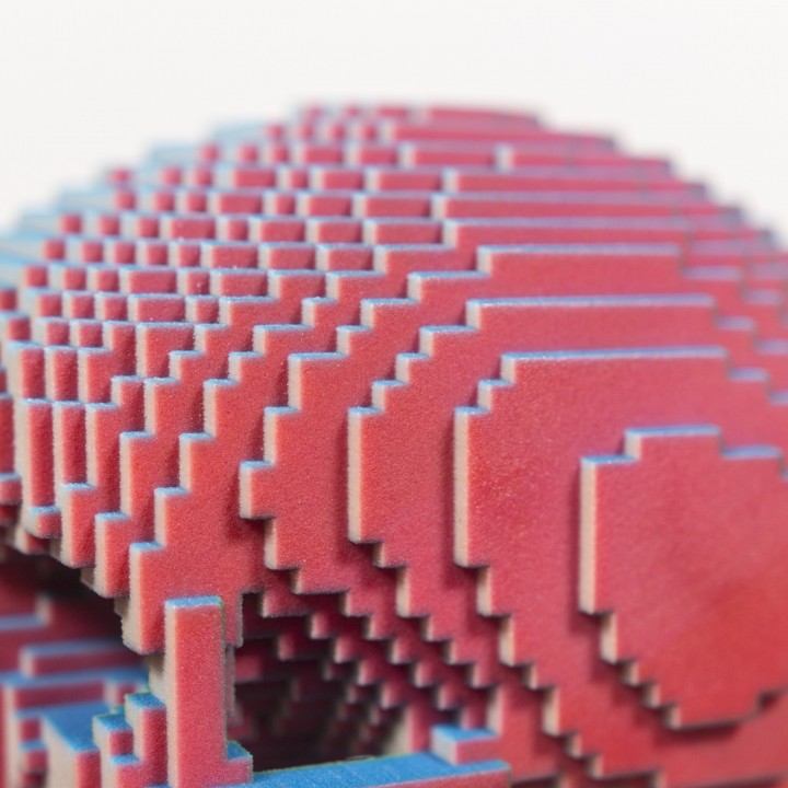 3D Printable Voxelized Skull by Devin Enrique Büchele de Montes 3D Printable Voxelized Skull by Devin Enrique Büchele de Montes
