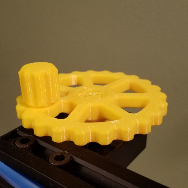 3D Print of Z-axis Adjustment Knob Mod for CR-10 and other printers ...