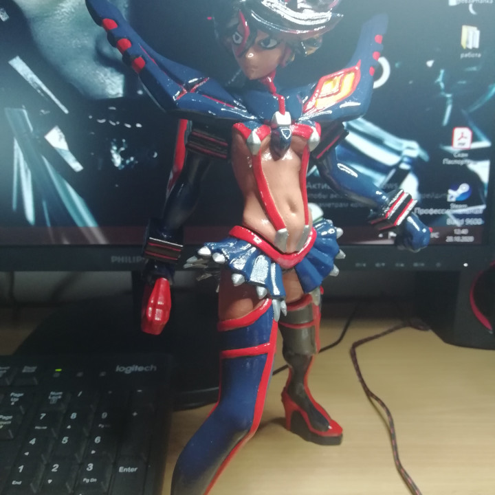 3d Print Of Kill La Kill Ryuko Matoi By 5472