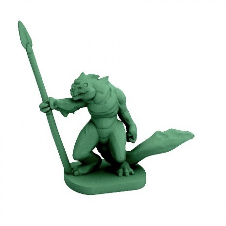 3D Printable Slisk Raiding Party (18mm scale) by Arian Croft
