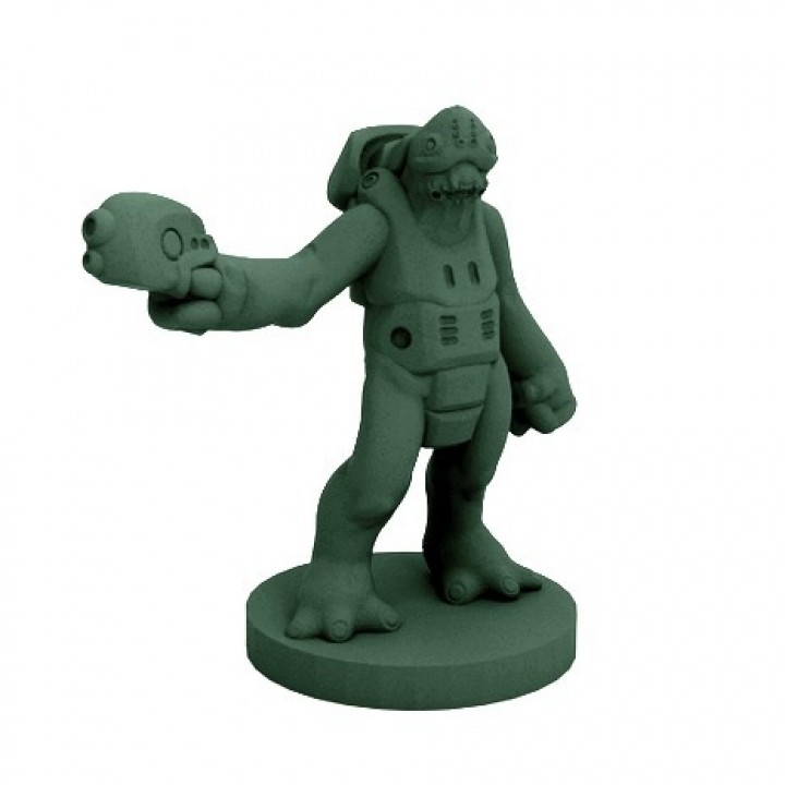 3D Printable Gloomn (Random Alien in 18mm scale) by Arian Croft