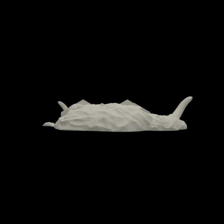 3D Printable Woolly Mammoth (18mm Scale) by Arian Croft