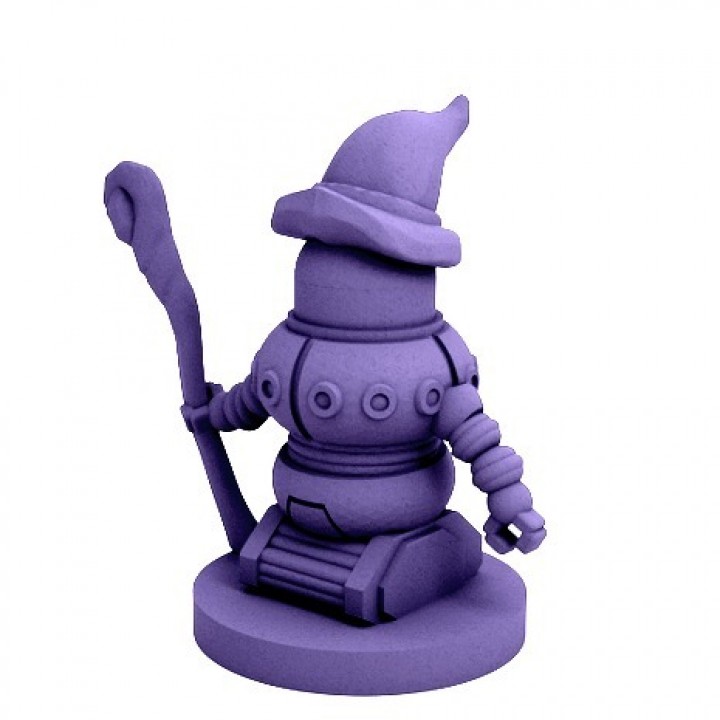3D Printable RoboWizard (18mm scale) by Arian Croft