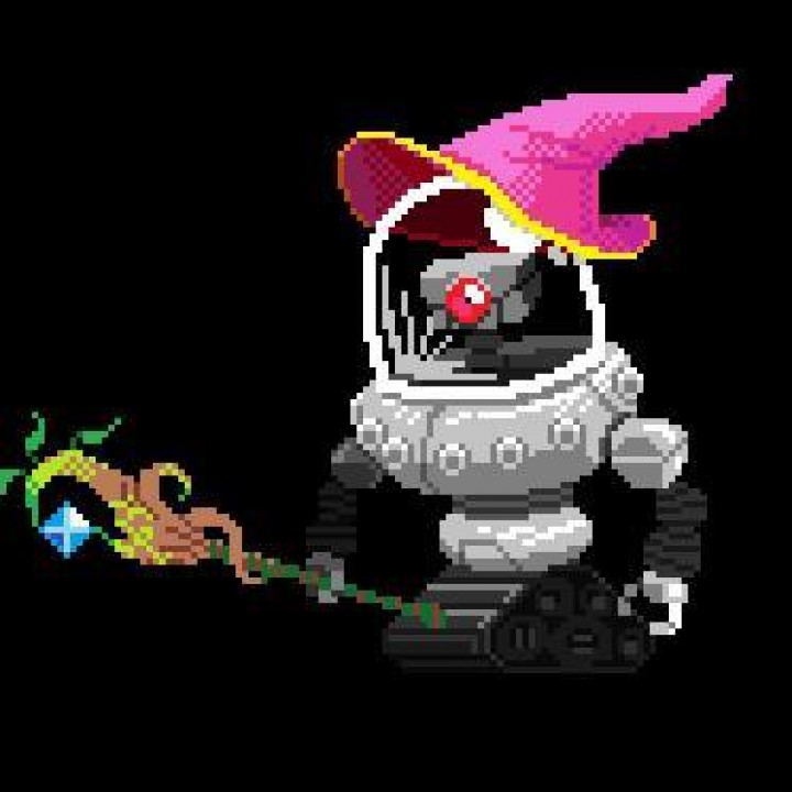 3D Printable RoboWizard (18mm scale) by Arian Croft