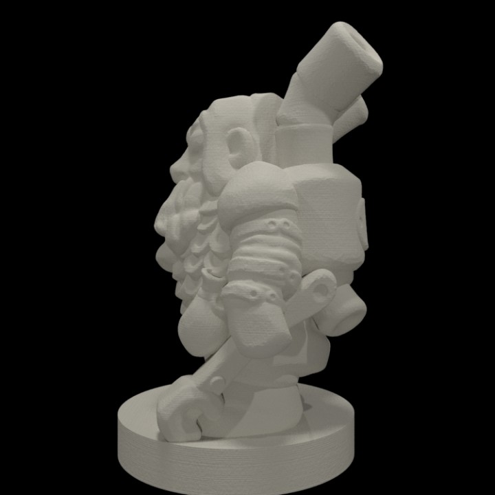 3D Printable Dwarfclan Tinkerer (18mm scale) by Arian Croft