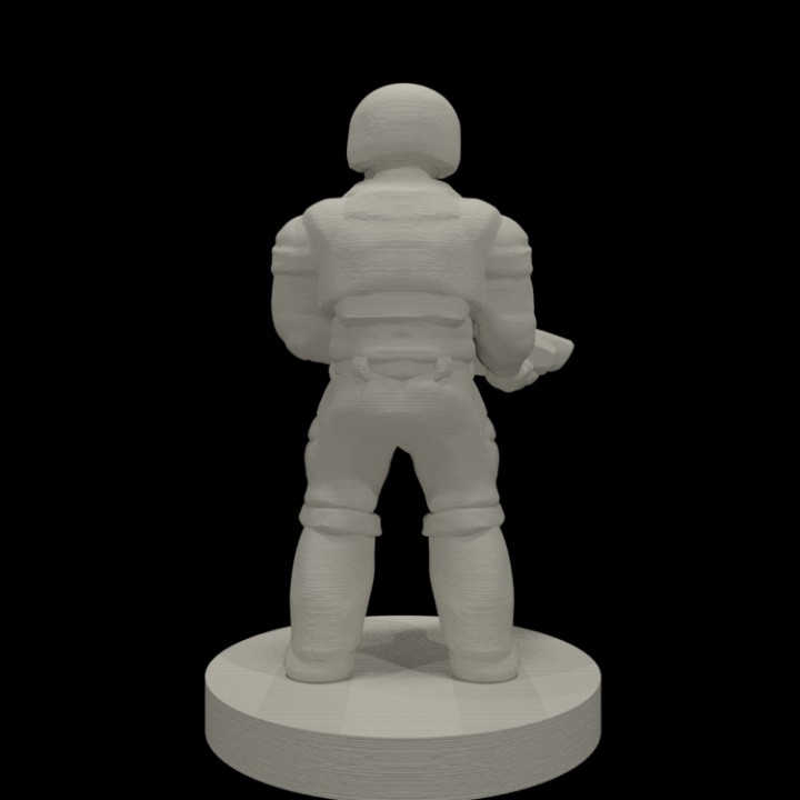 3D Printable Colonial Soldiers (18mm Scale) by Arian Croft