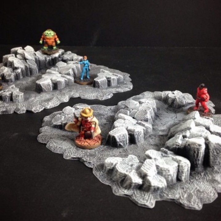 3D Printable Rocks! (15mm scale?) by Arian Croft