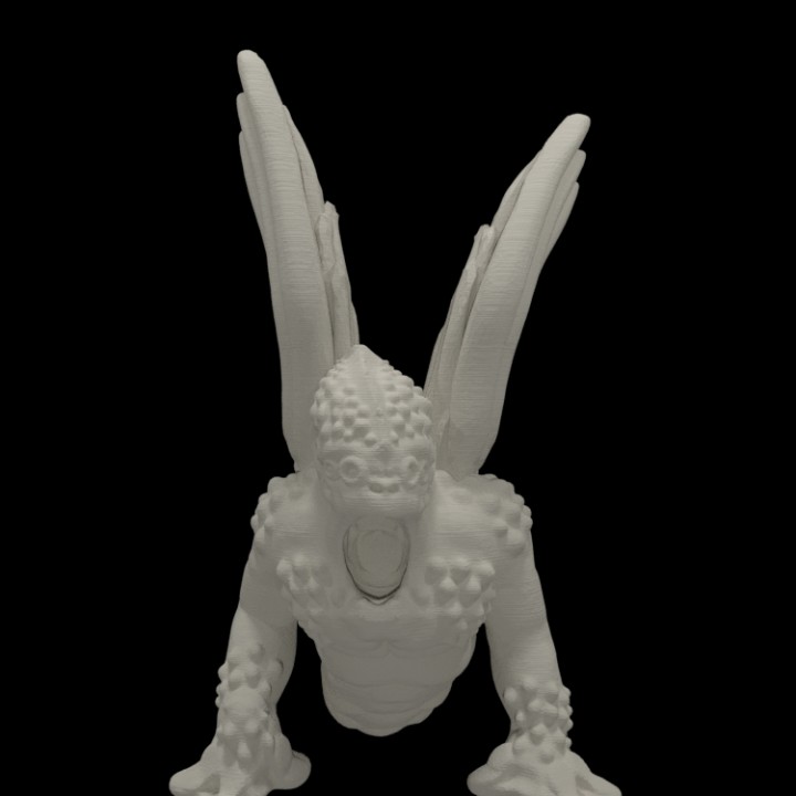 3D Printable Abyssal Devourer (15mm scale) by Arian Croft
