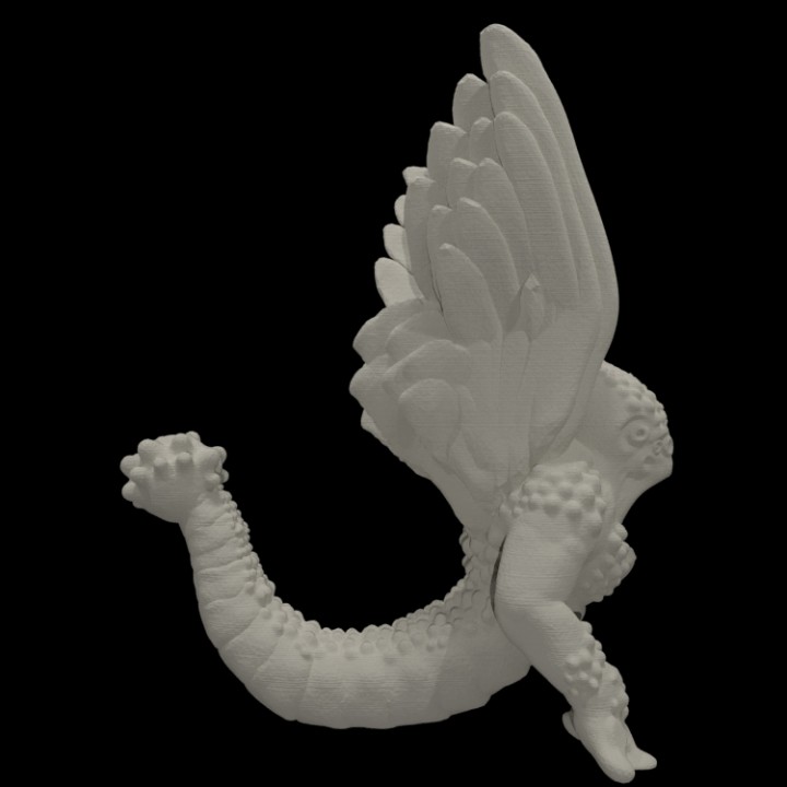 3D Printable Abyssal Devourer (15mm scale) by Arian Croft