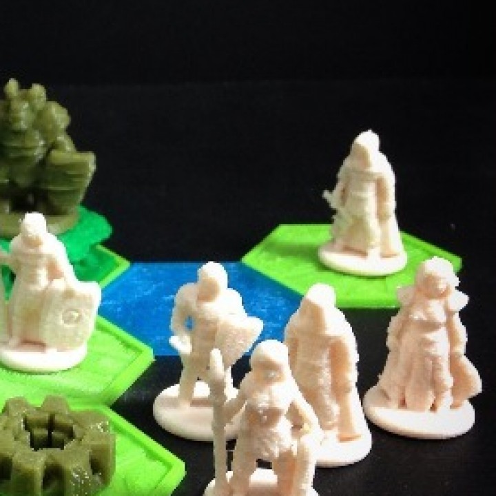 3D Printable Druid (18mm scale) by Arian Croft