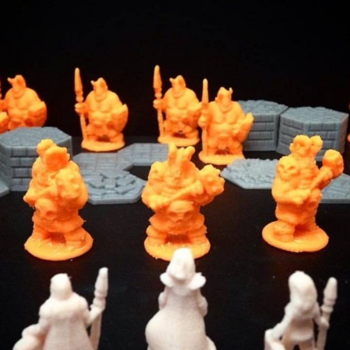 3D Printable Dreth Champion (18mm scale) by Arian Croft