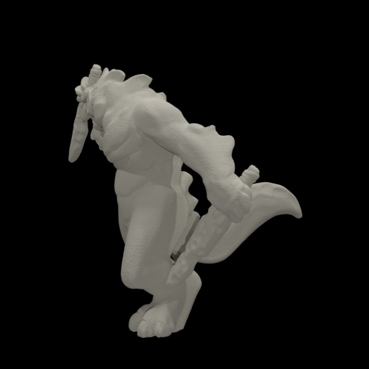 3D Printable Slisk Warriors (15mm scale) by Arian Croft