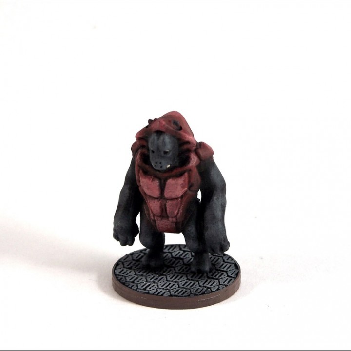 3D Printable Hom, Mowga Diplomat, 28mm Miniature by Arian Croft