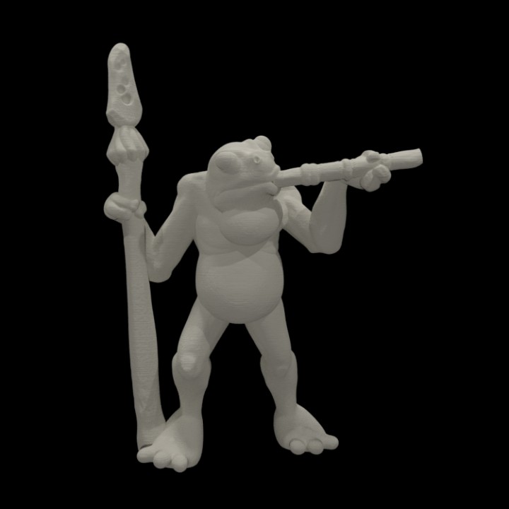 3D Printable Krogg Swamp Stalkers (15mm scale) by Arian Croft