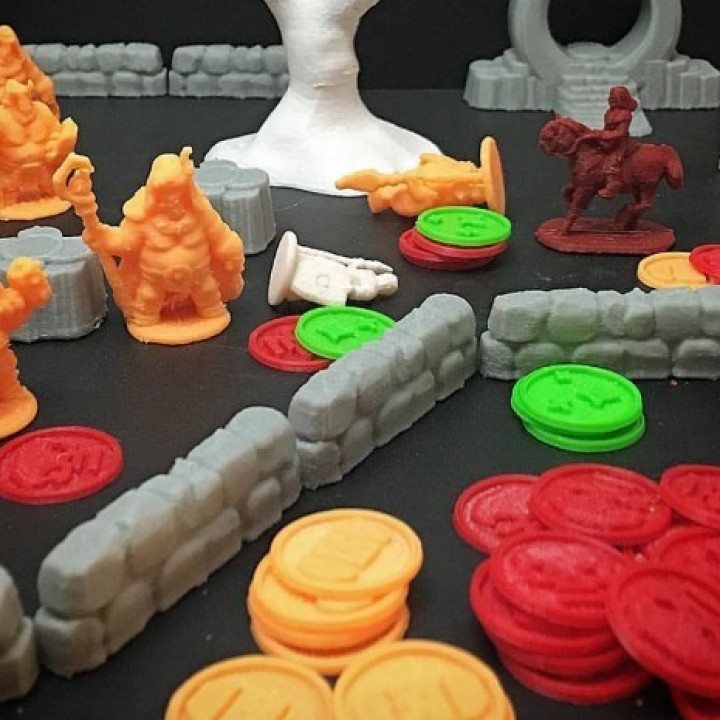 3D Printable Hands of Destiny: Damage Counters by Arian Croft