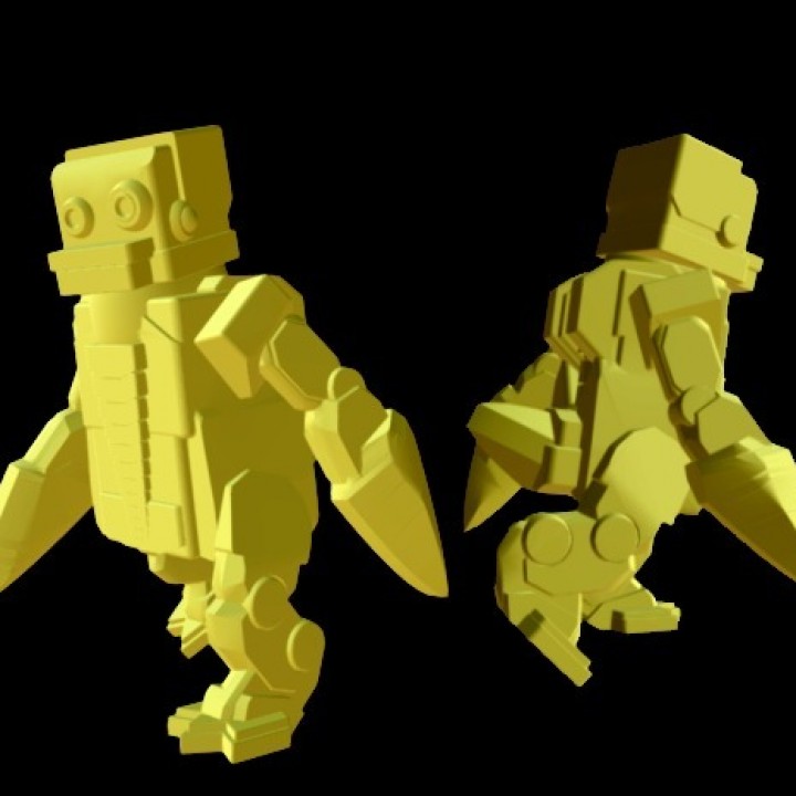 3D Printable Kwak (RoboMorph) by Arian Croft