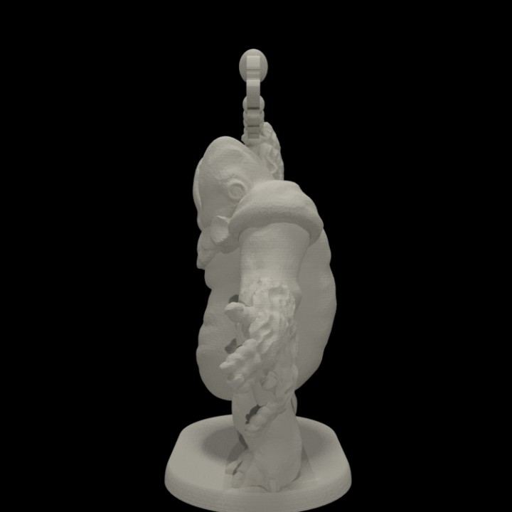 3D Printable Gug Sorcerer (18mm scale) by Arian Croft