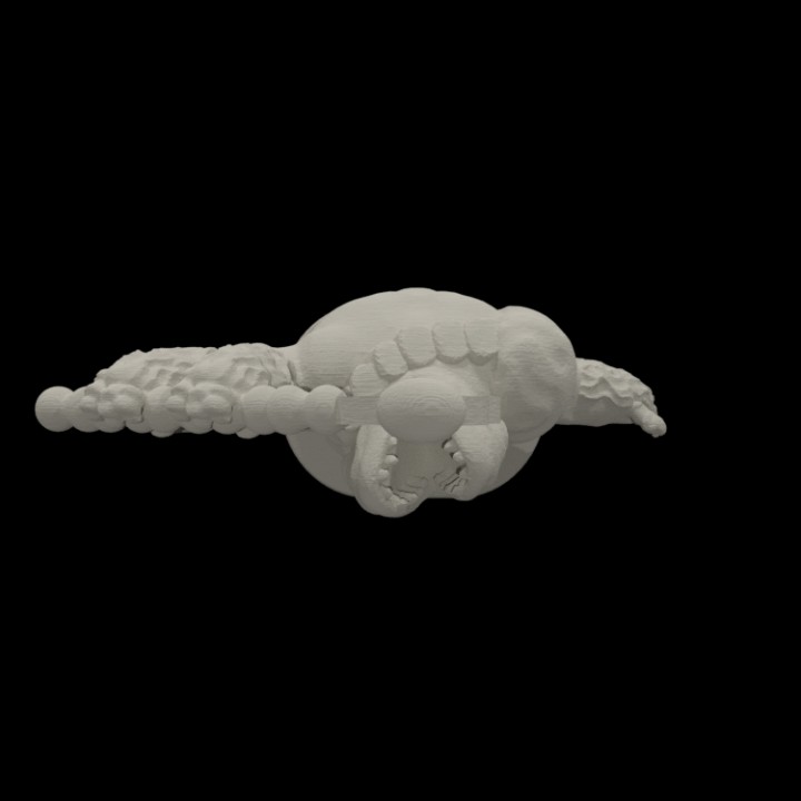 3D Printable Gug Sorcerer (18mm scale) by Arian Croft