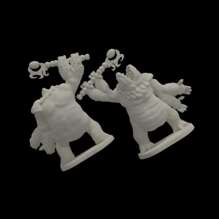 3D Printable Gug Sorcerer (18mm scale) by Arian Croft