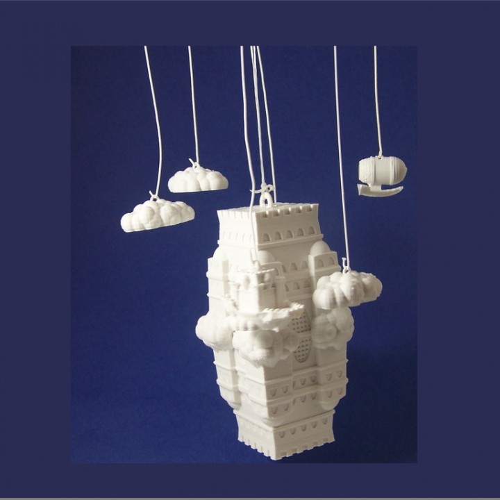 3D Printable The Impossible Castle (Ornamental Mobile) by Arian Croft