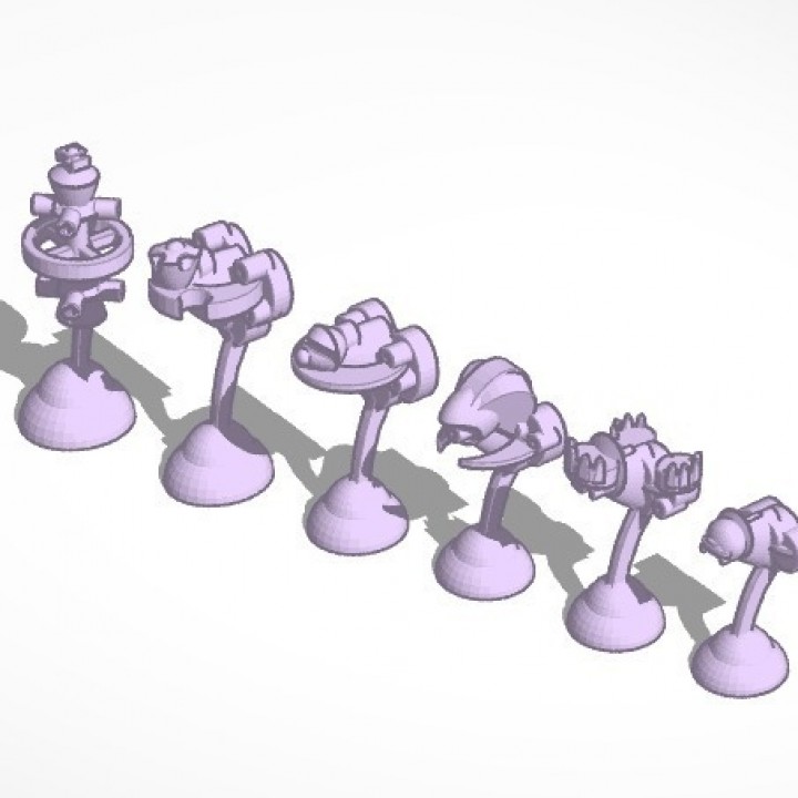 3D Printable Star Chess by Arian Croft