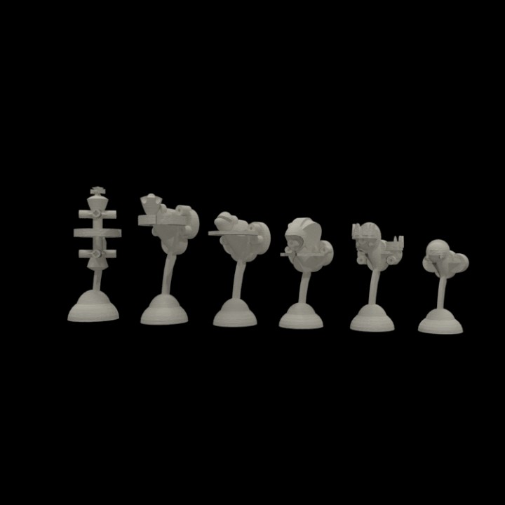 3D Printable Star Chess by Arian Croft