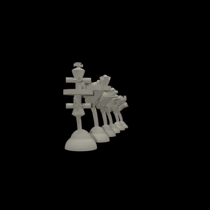 3D Printable Star Chess by Arian Croft