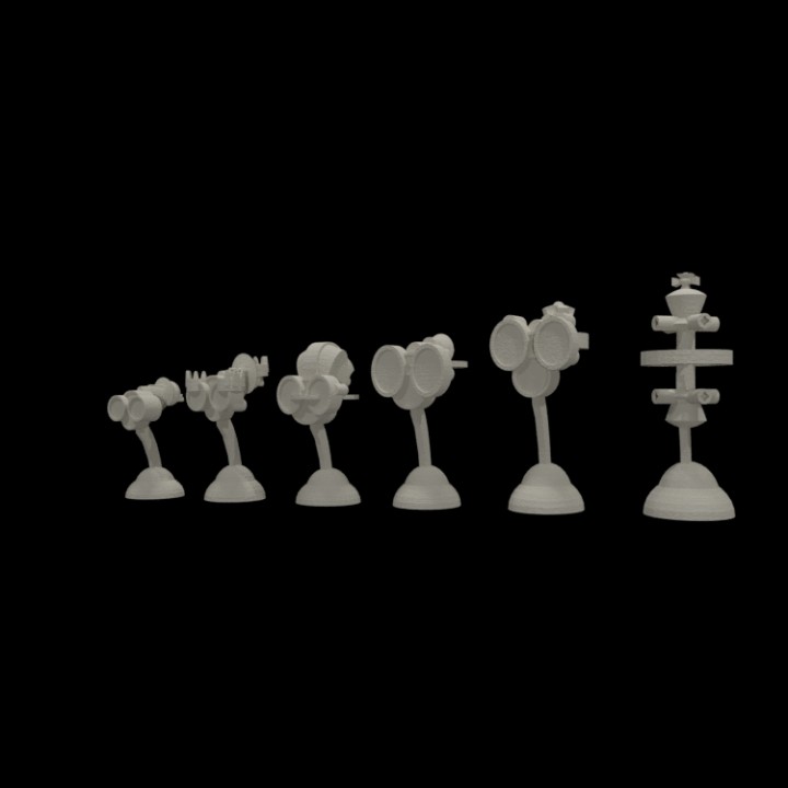 3D Printable Star Chess by Arian Croft