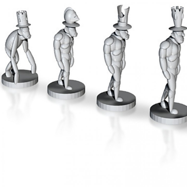 3D Printable Evolution of Chess by Arian Croft