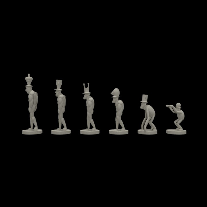 3D Printable Evolution of Chess by Arian Croft