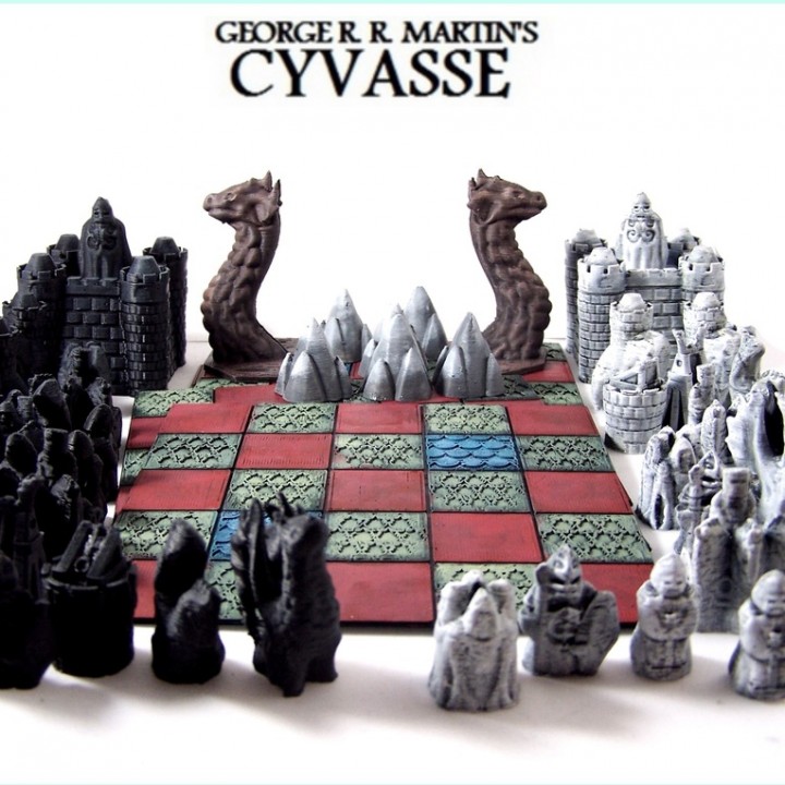 3D Printable Cyvasse Board (Variant) by Arian Croft