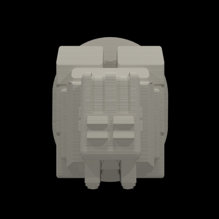 3D Printable Turret Mech (18mm scale) by Arian Croft