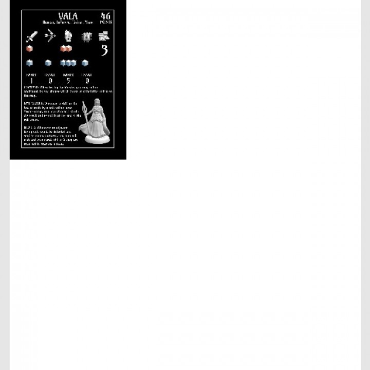 3D Printable Vala (18mm scale) by Arian Croft