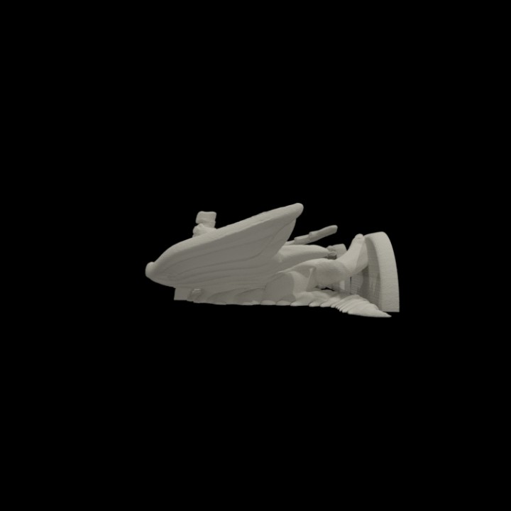 3D Printable Heldrakken (18mm scale) by Arian Croft