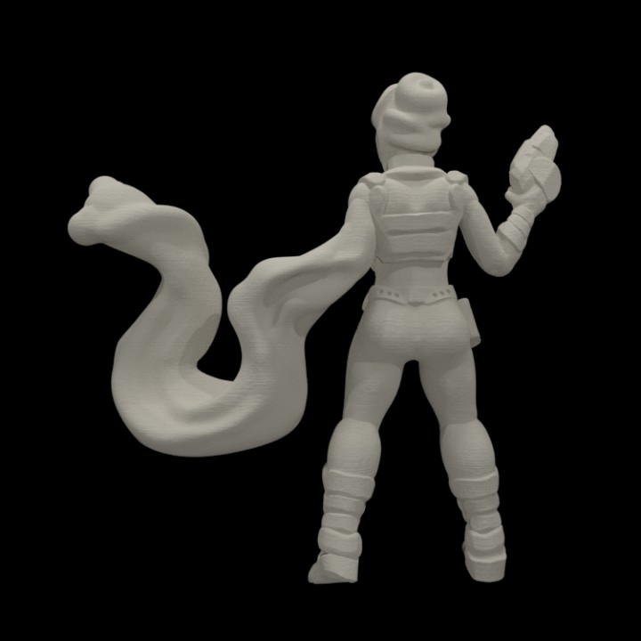 3D Printable Gella, Sapient Shapeshifting Slime-Alien (28mm/Heroic ...