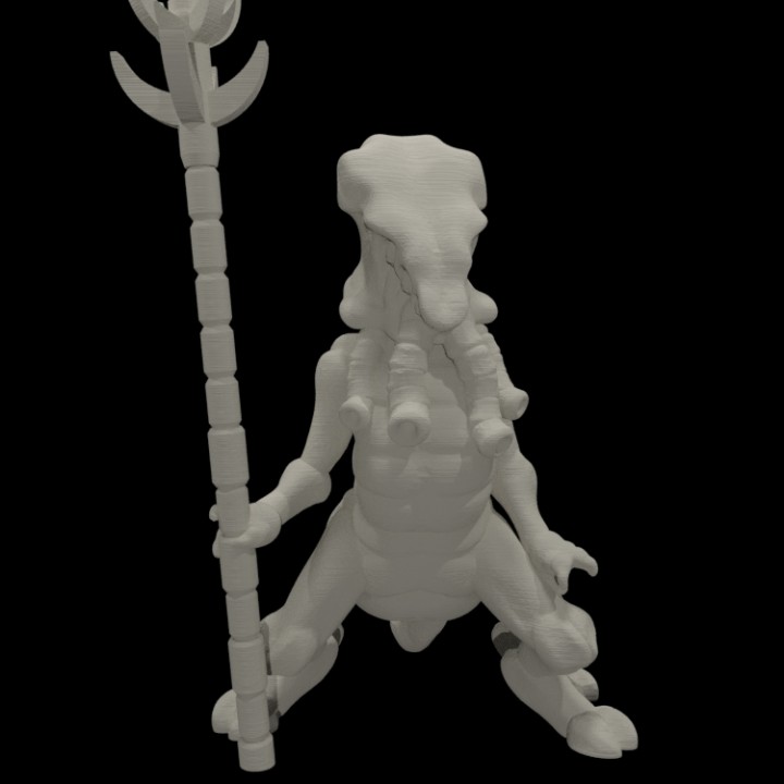3D Printable Mystic Alien (28mm/Heroic scale) by Arian Croft