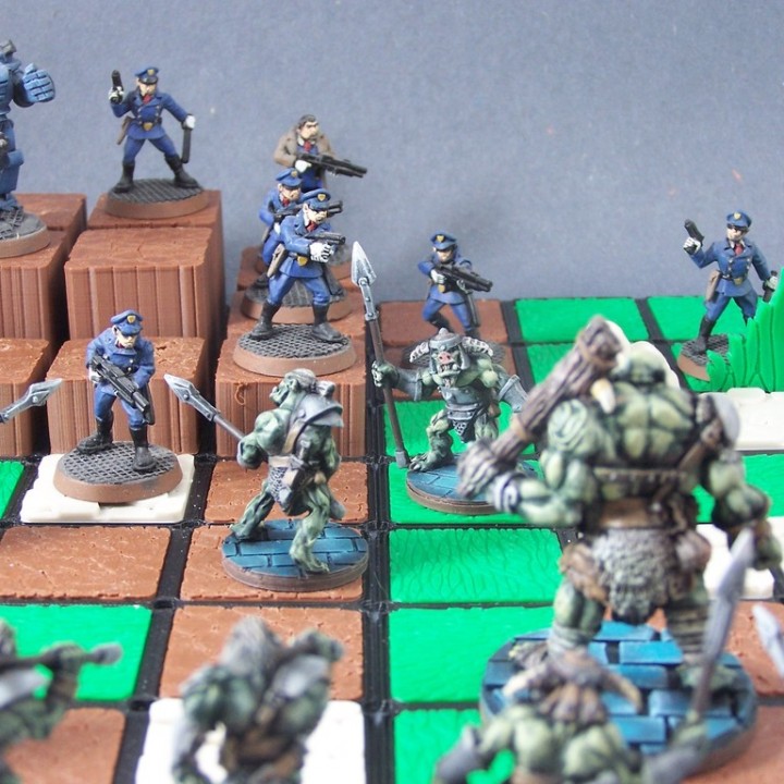3D Printable Modular Heroic-Scale Terrain System by Arian Croft