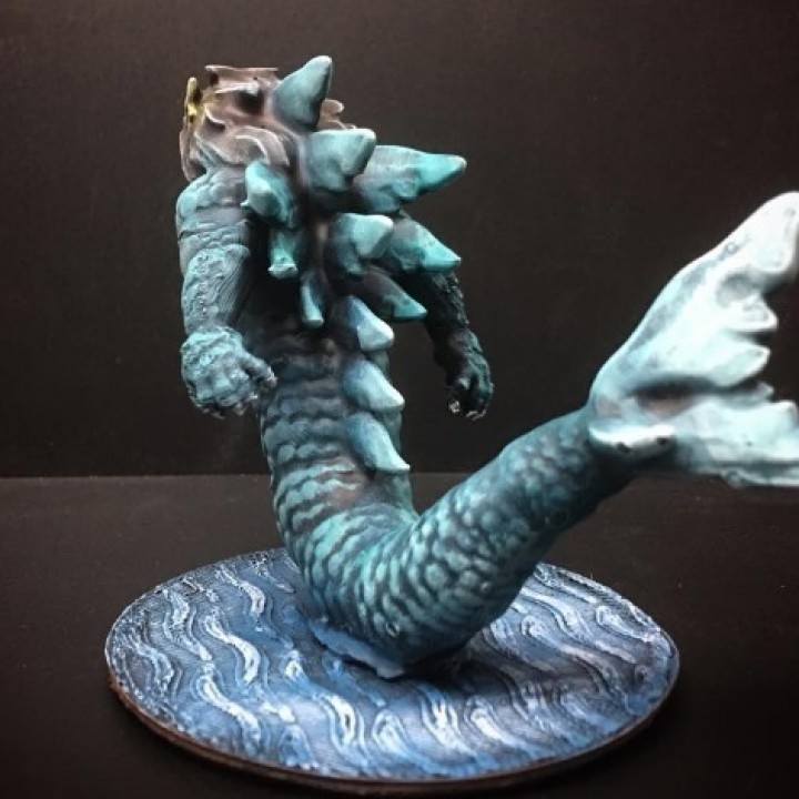 3D Printable Merlion (28mm/Heroic scale) by Arian Croft
