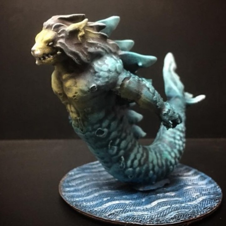 3D Printable Merlion (28mm/Heroic scale) by Arian Croft