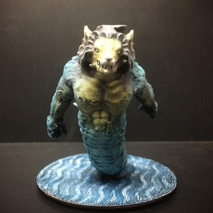 3D Printable Merlion (28mm/Heroic scale) by Arian Croft