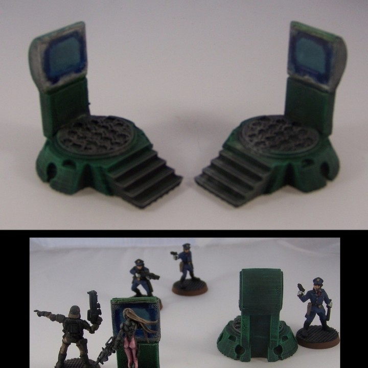 3D Printable Teleporter Pad by Arian Croft