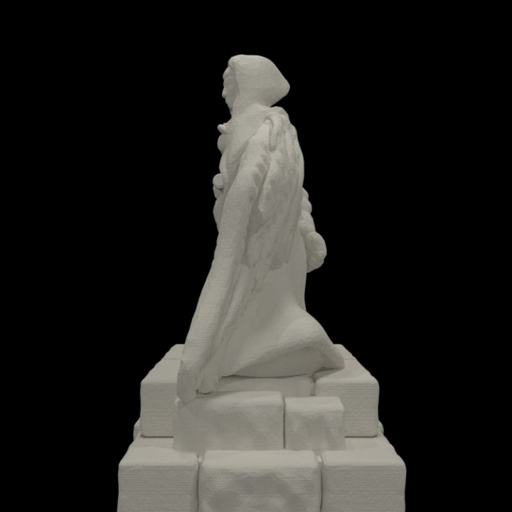 3D Printable Angelic Statue (28mm/Heroic scale) by Arian Croft