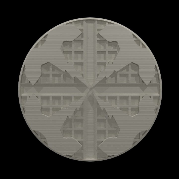 3D Printable Z.O.D. Raygun Gothic Theme Bases (28mm/Heroic scale) by ...