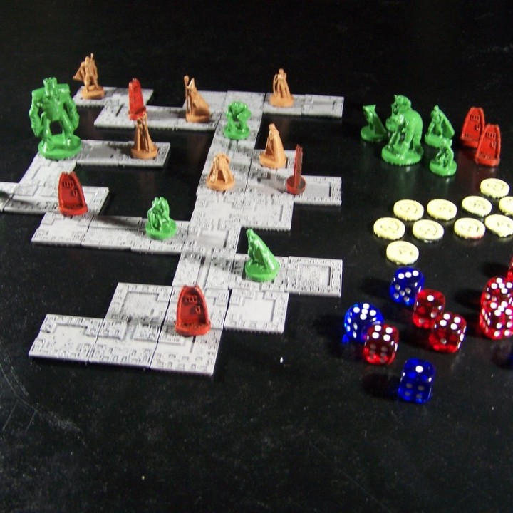 3D Printable Pocket-Dungeons (First Edition) by Arian Croft